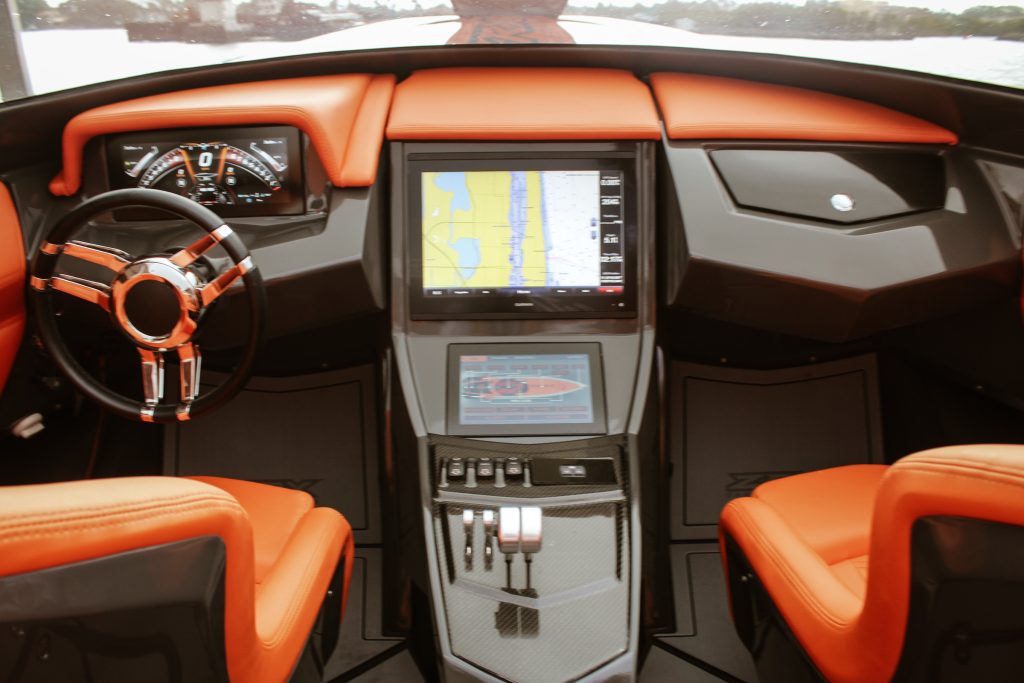 Adrenaline Powerboat’s “Carbon-Fiber Rush” at the Palm Beach Boat Show ...